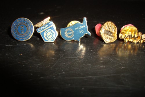 Lot Of 5 Vintage UAW Pins | eBay