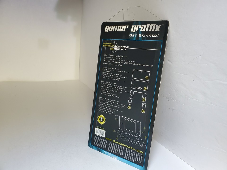 Reusable Liquid Flames Skin Decal Sticker Cover for Nintendo DS Lite ...