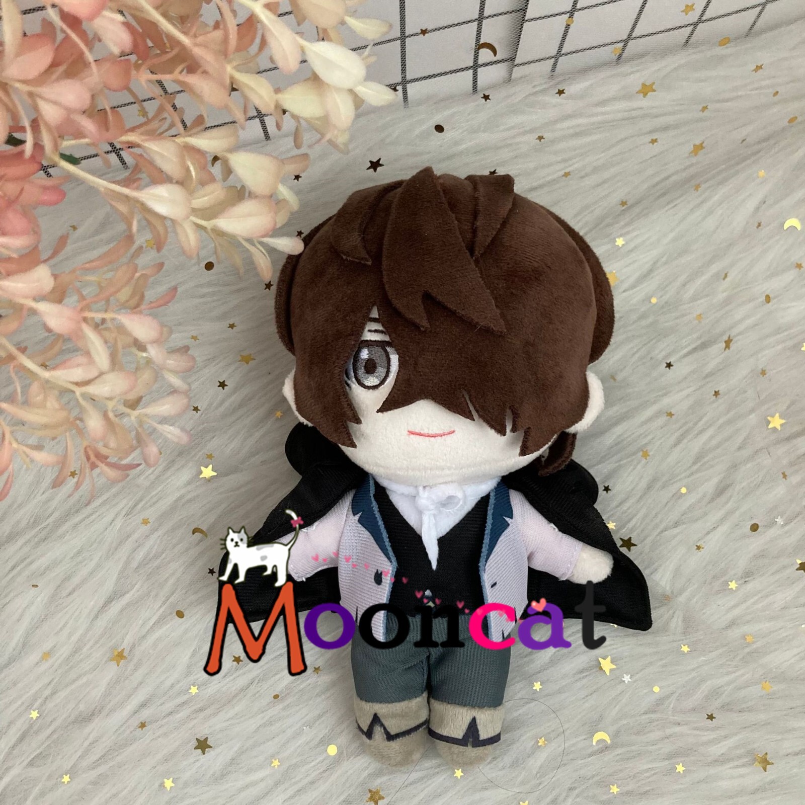 8'' Bungo Stray Dogs Allan Poe Plush Doll Stuffed Toys Anime Plushie ...