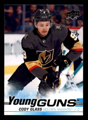 2019-20 Upper Deck #237 Cody Glass Rookie Young Guns | eBay