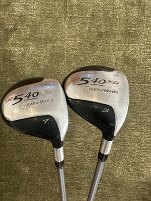 TaylorMade R540 XD Fairway Woods Set (3 & 7) – Stiff Flex - RH | eBay