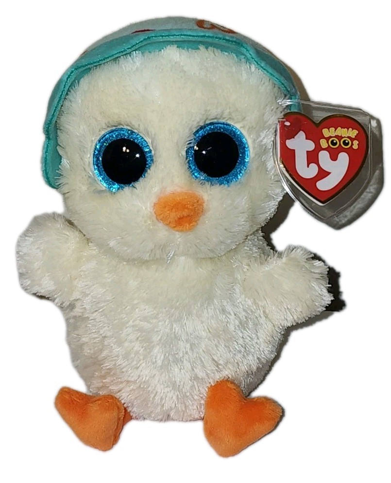 Ty Beanie Boos 2026 EMMIE the Easter Chick with Hat 6" NEW Stuffed ...