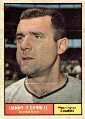 1961 Topps #318 Danny O'Connell | eBay