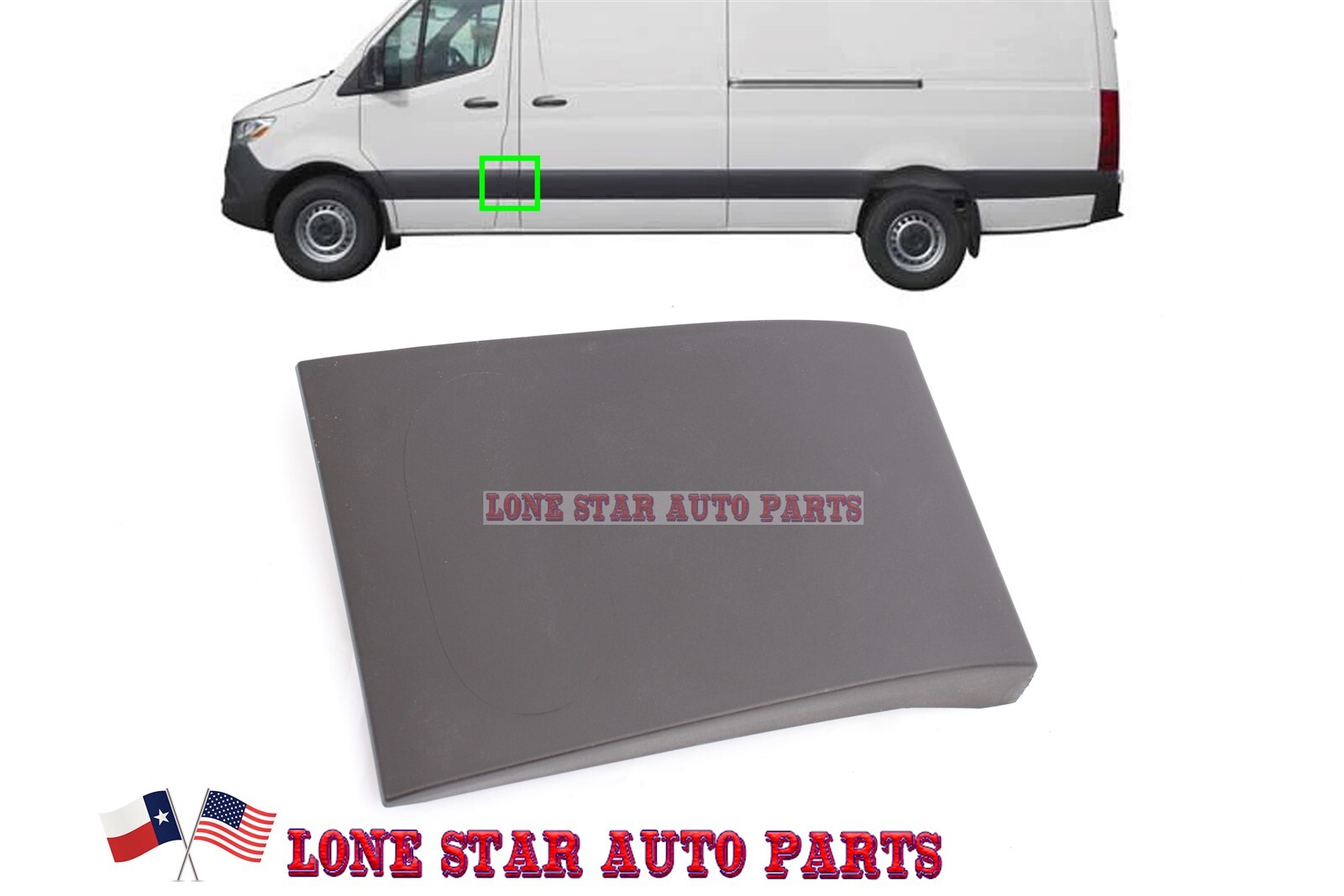FIT MERCEDES SPRINTER W907 2019-2024 DRIVER SIDE B POST TRIM MOLDING ...