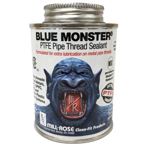 Blue Monster PTFE Pipe Thread Sealant Lead-free Non-toxic 4 oz ...