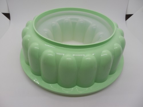 Tupperware 3 Pcs Mint Green Jel-Ring Jello Gelatin Mold W/Lid #1201 ...