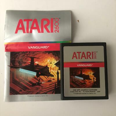 VANGUARD Atari 2600 2669 Original Game Cartridge & Manual | eBay