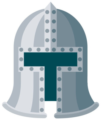 templar knight helmet sticker weatherproof bumper vinyl decal | eBay