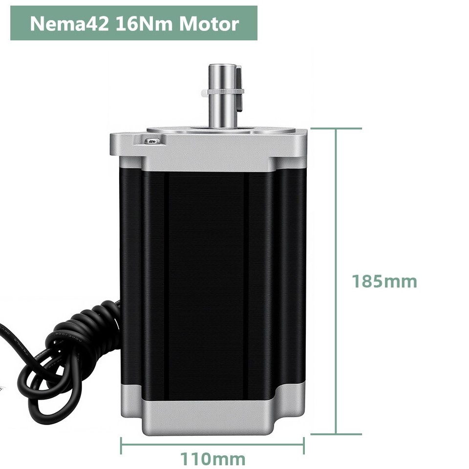 Nema 42 110 Stepper Motor 1.2° 3PH CNC Kit–For Heavy-Duty AGVs for ...