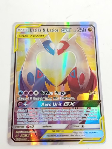 Pokémon LATIAS & LATIOS GX TAG TEAM Card 170/181 Holo Rare - EOF703 ...
