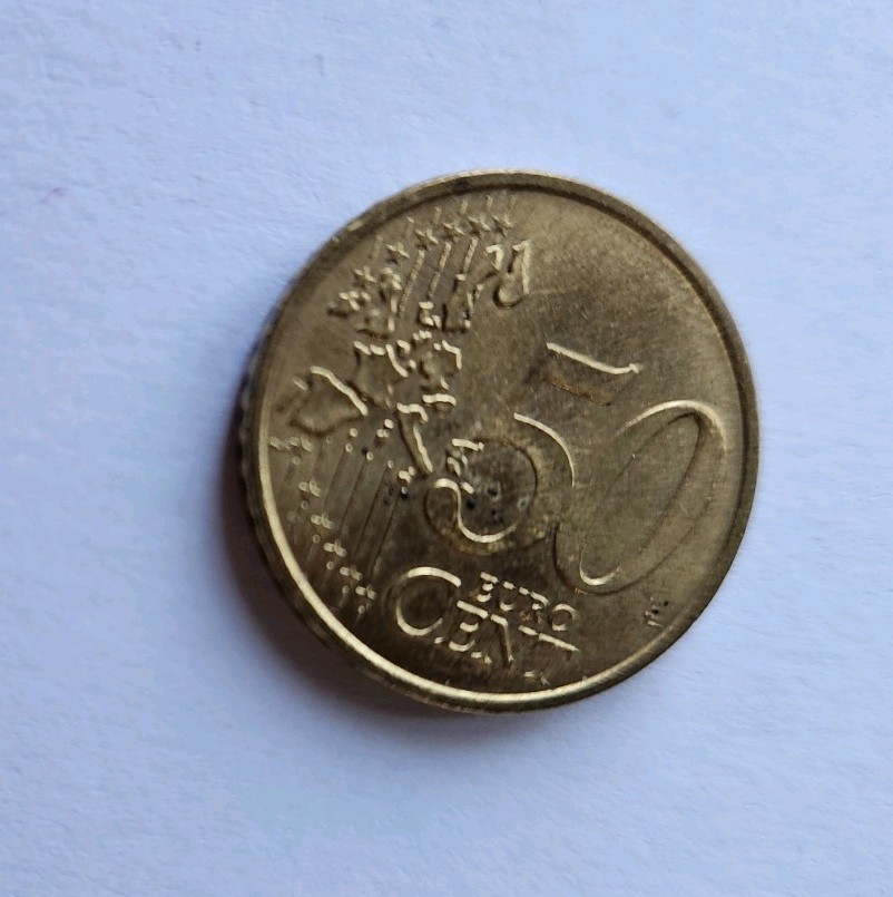 1999 Golden 50 Cent Coin Early Euro RF France | eBay