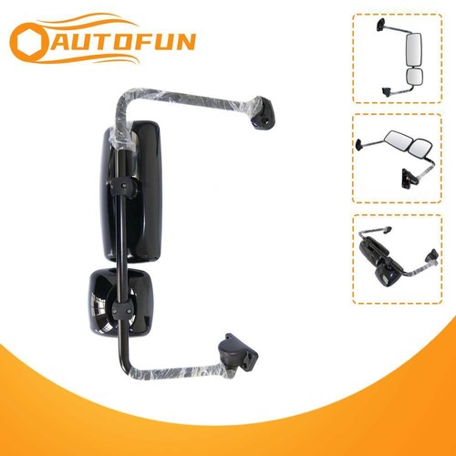 Freightliner M2 Black Door Mirror Assembly w/Arm Passenger RH Side ...