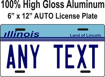 Illinois 1985 Custom Personalized Novelty State License Plate ALL ...