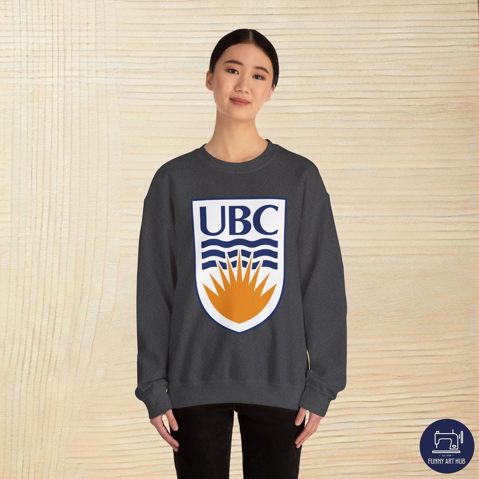 UBC The University of Britihs Columbia Emblem Logo Unisex Sweatshirt | eBay