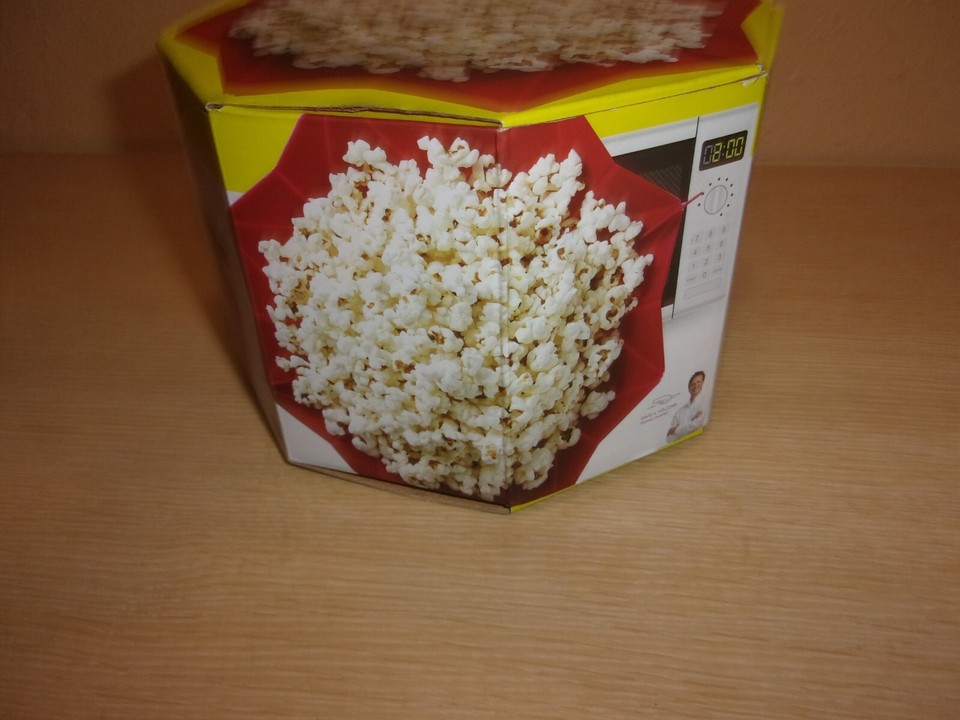 NEW IN ORIGINAL BOX CHEF'N POP POPCORN POPPER RED MAKES UP TO 10 CUPS ...