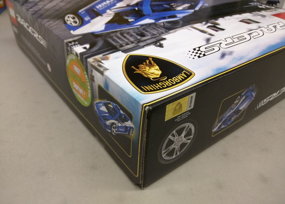 LEGO Racers 8214 Lamborghini Gallardo LP 560-4 Polizia NEW RARE Police ...