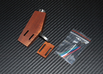 Custom-Made Headshell for Lenco L75 made of Mahogani Wood / Spacer ...