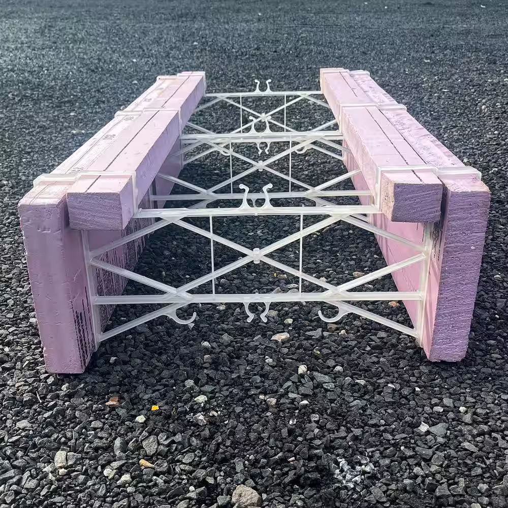 1 Lb Footing Tie Plastic Durable Stay In Place Form Concrete White 25 ...