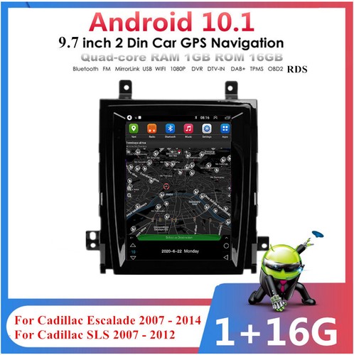 9.7'' 1+16GB Head Unit Radio Player GPS FM For 07-14 Cadillac Escalade ...