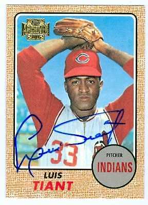 Luis Tiant autographed Baseball Card Cleveland Indians 2002 Topps ...