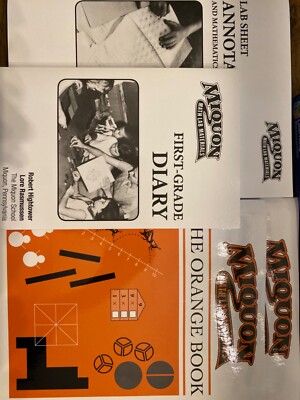 Miquon Math Bundle Orange Books, Lab annotations, first grade diary and ...