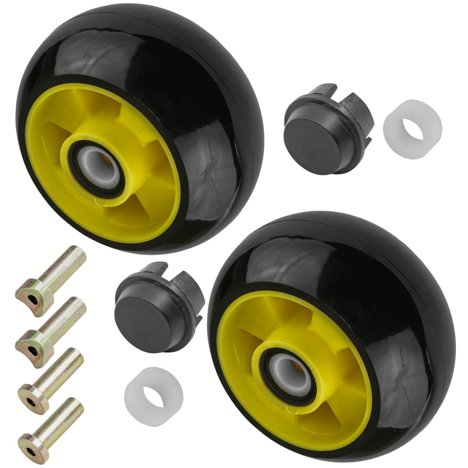 Mower Deck Wheel Kit w/Hub for John Deere 320 325 335 345 AM115488 2x ...