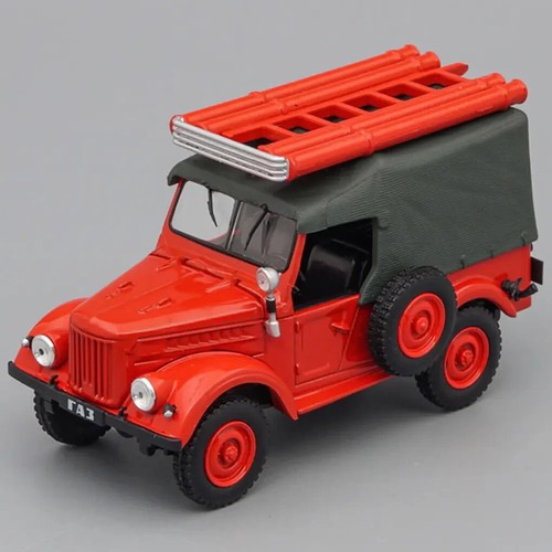 GAZ-69 Soviet Fire Truck PMG-20 USSR 1954 Year 1/43 Scale Collectible ...