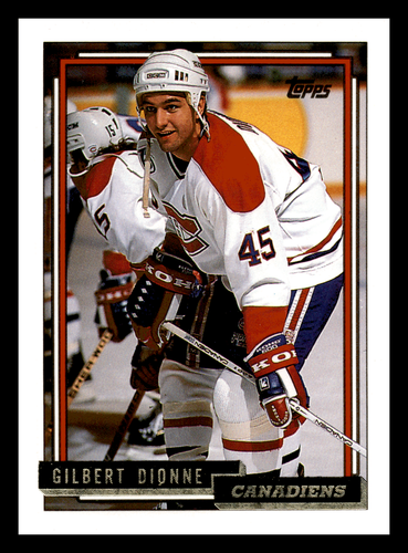 1992 Topps Gilbert Dionne Montreal Canadiens #19 Centered Mint | eBay