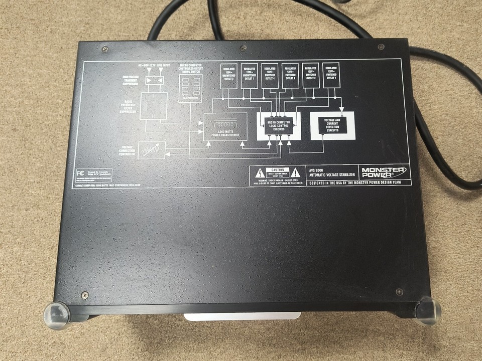 Monster Power AVS 2000 Automatic Voltage Stabilizer (working unit ...