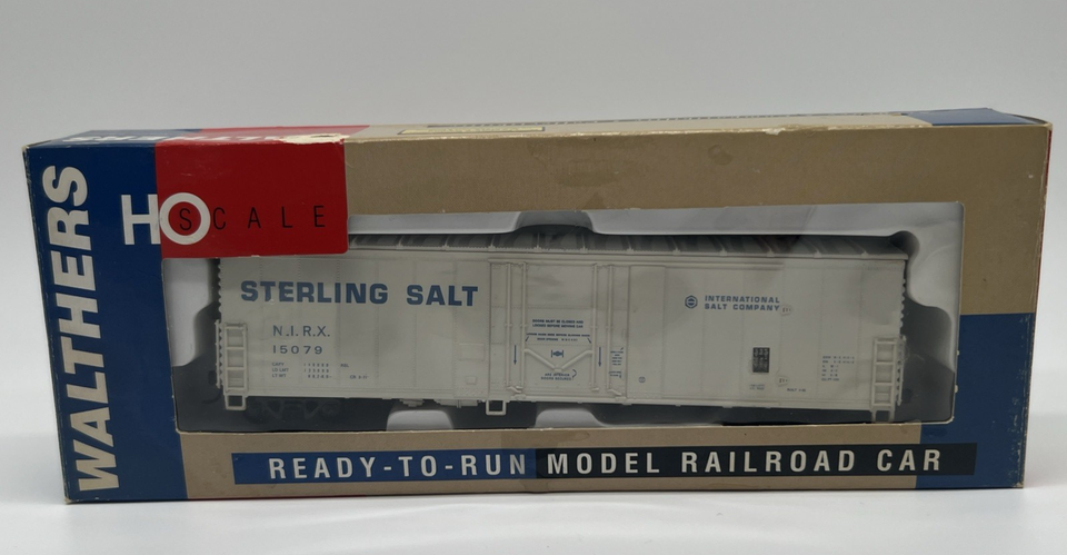 HO North American 50' Smoothside Box Car Sterling Salt NIRX Item# 932 ...