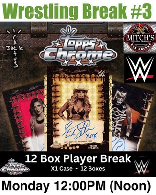 Ludwig Kaiser 2025 Topps Chrome WWE x Cactus Jack 12 Box WRESTLER Case ...