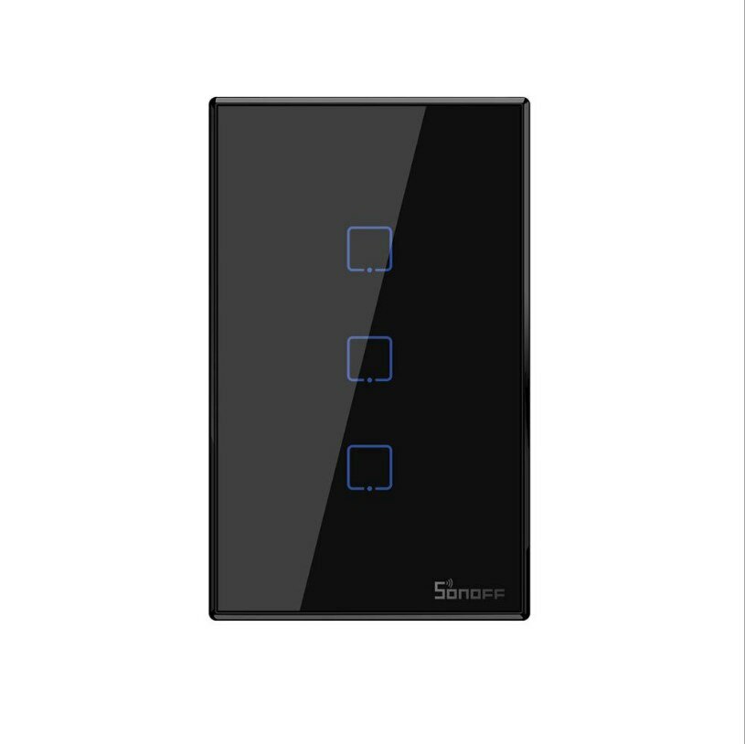 Sonoff T2 US Wifi Smart Home Wall Touch Light Switch RF Voice APP ...