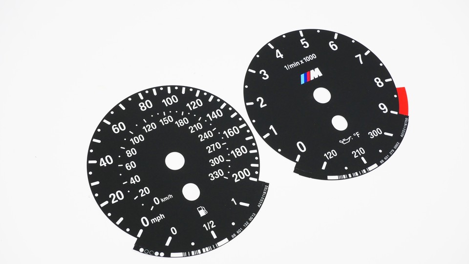 BMW E90 M3 - Speedometer dials MPH Gauges | eBay