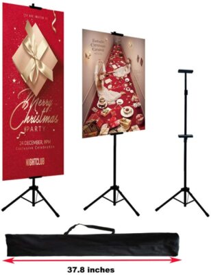 Height-adjustable Poster foam sign holder stand for board floor ...