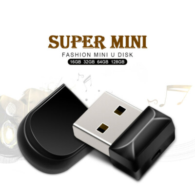 USB 2.0 8GB-128GB Super mini black Flash Drive Pen drive Usb Stick ...