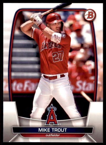 Mike Trout 2023 Bowman Card !! #89 Los Angeles Angels | eBay