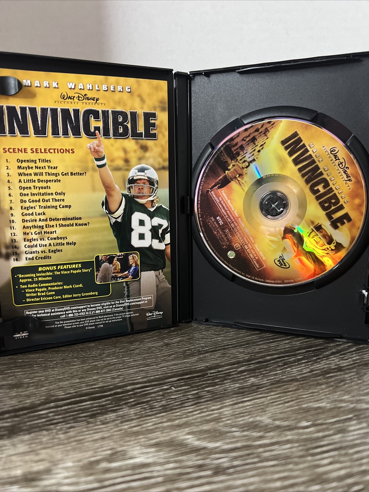 Invincible - DVD - Walt Disney - Mark Wahlberg - 786936721027| eBay