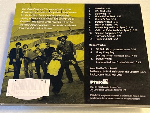 Raw Vision: The Tom Russell Band 1984-1994 [Digipak] by Tom Russell (CD ...