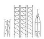 ROHN 25G 40' Self Supporting Tower with 25AG Top Section w/ Set Screw ...