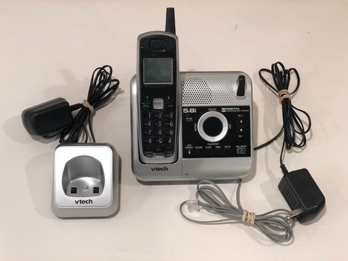 Vtech Model # CS 5121-3 Cordless Phone w/Answering System & Charger ...