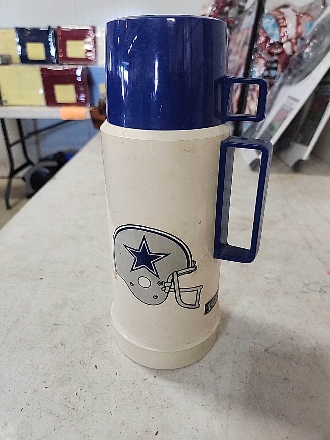 Vintage Dallas Cowboys NFL Thermos 1 Liter King-Seeley Model #2505 USA ...