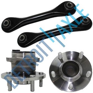 4pc Rear Wheel Bearing Hub Lower Trailing Control Arm for 2004-2012 ...