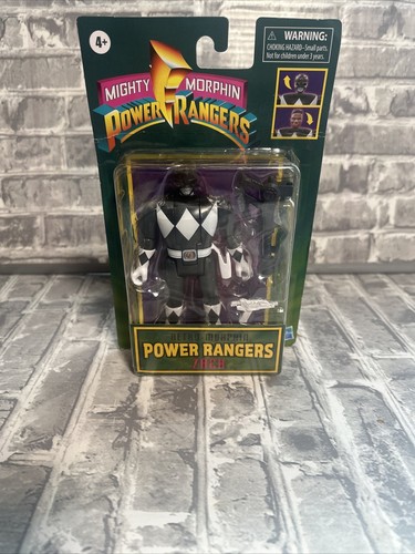 Zack Retro Mighty Morphin Power Rangers 6" Action Figure Black Ranger ...