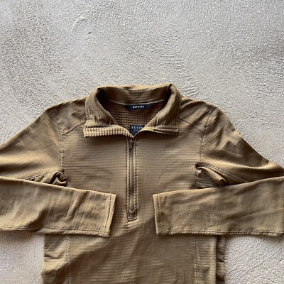 Military Shirt Small Beyond Clothing Coyote Brown Grid Fleece L2 Layer ...