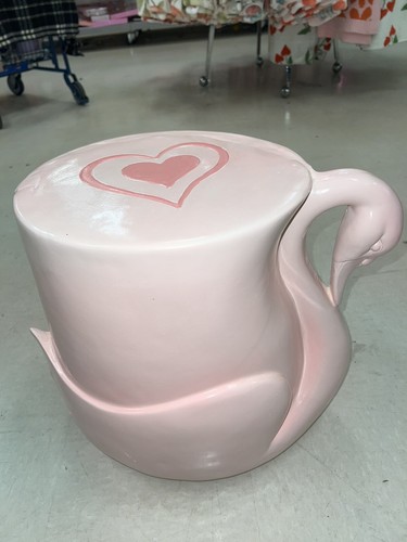 Viral Tik Tok Valentines Day Stool Pink Swan | eBay