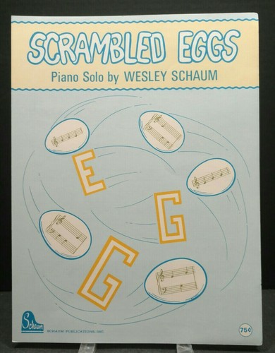 Scrambled Eggs Sheet Music Piano Solo Level 1 Practice Teacher Self ...