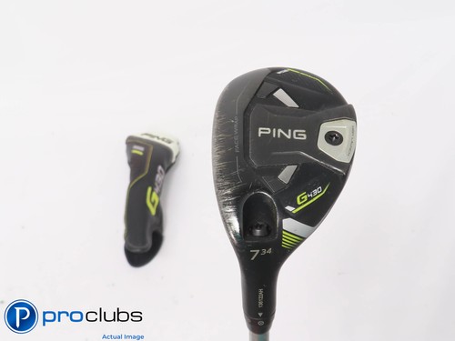 Left Handed PING G430 HL 34* 7 Hybrid w/ HC - PING Alta Quick 35g ...