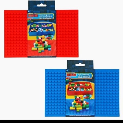 Make-It Blocks 2pk, 4 Compartment Storage Cases Compatible w/All ...