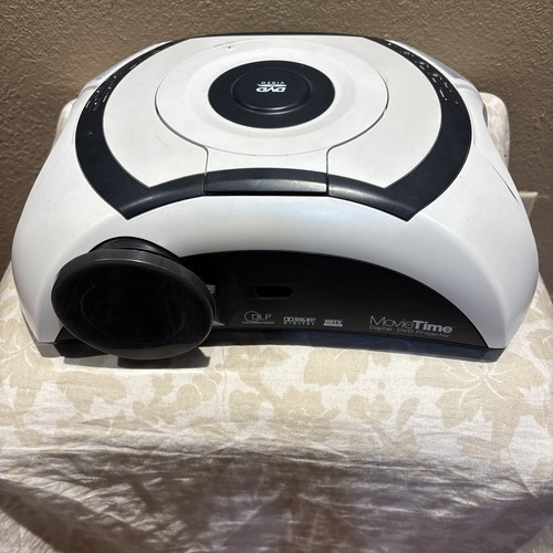 FAULTY Optoma MovieTime DV10 DLP Digital DVD Projector Bag Cords Remote ...