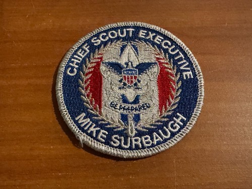 BSA, Chief Scout Executive Mike Surbaugh Signed Patch | eBay